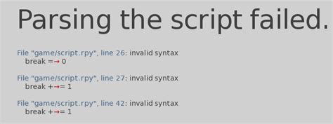 Cant Seem To Increment Or Set A Variable Rrenpy Cant Seem To Increment Or Set A Variable Rrenpy