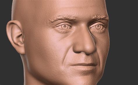 Andre Agassi Bust For 3d Printing 3d Model 3d Printable Cgtrader