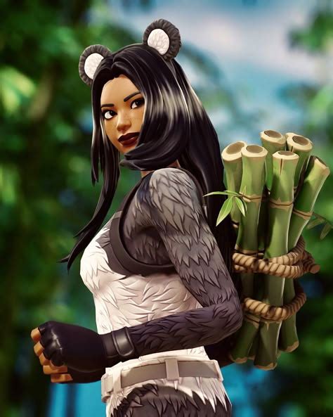 How To Draw Fortnite Skins Panda Team Leader