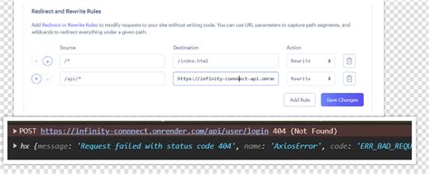 Cant Make Request To Backend From Static Frontend Render