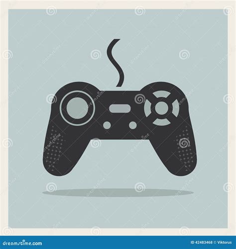 Computer Video Game Joystick Vector Stock Vector Illustration Of Retro Manipulation 42483468