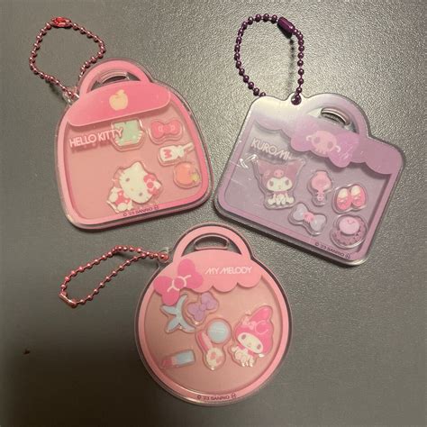 サンリオ シャカシャカアクリルキーホルダー キティ クロミ マイメロディ キティちゃんキャラクター｜売買されたオークション情報、yahoo