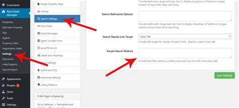 Simple Search Field Shortcodes Real Estate Manager