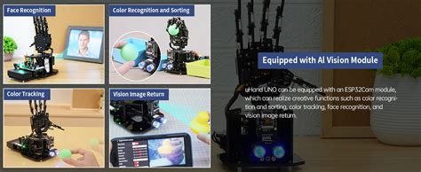 Uhand Uno Open Source Ai Bionic Robot Hand Support Somatosensory Contr