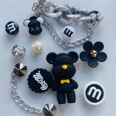 Jual Bassy Jibbitz 3d Sticker Cross Untuk Hiasan Charms Sandal