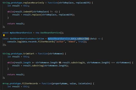 how to use observables with vanilla javascript