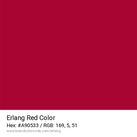 Erlang Brand Color Codes