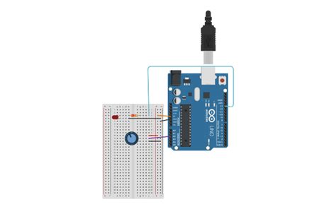 Circuit Design Potenciometro Tinkercad