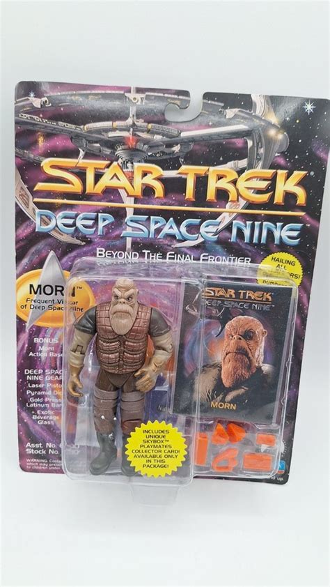 Playmates Star Trek Tngds9 Action Figures Tasha Yar Lt Barclay And Morn