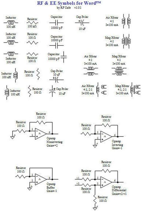 Rf Block Diagram Symbols