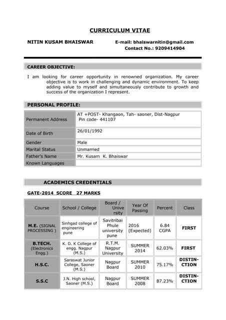 Nitin Resume Doc