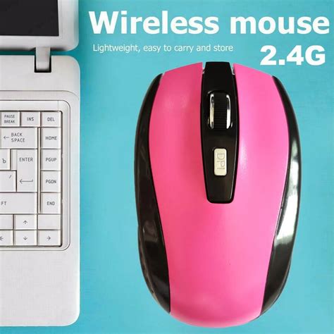 Stock Preferred 24ghz Wireless Optical Mouse With Usb Receiver Wireless Pink Best Buy
