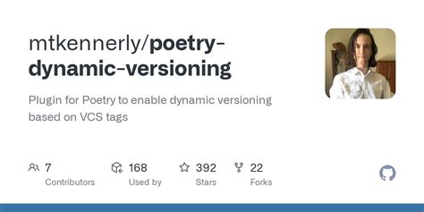 plugin for poetry to enable dynamic versioning based on vcs tags git