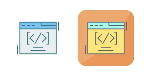 Web Coding Vector Icon 33697916 Vector Art At Vecteezy