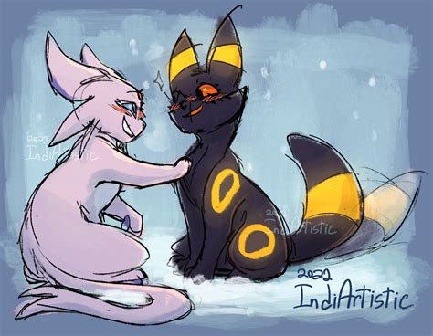 Espeon And Umbreon Mating
