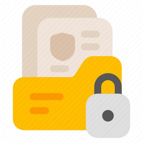 Folder Files Locked Secure Lock Protection Icon Download On Iconfinder