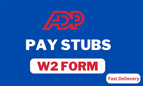 Create Adp Paystub Pay Stubs Paycheck W2 And 1099 By Iqranoor28 Fiverr