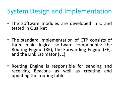 Ppt Implementation Of Collection Tree Protocol In Qualnet Powerpoint Presentation Id3280336