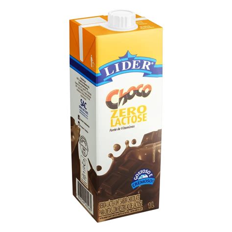 Bebida Láctea Uht Chocolate Zero Lactose Lider Choco Caixa 1l Guguy Supermercado