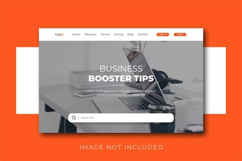 Premium Vector Business Website Header Templat
