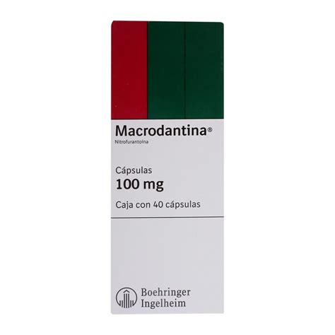 Macrodantina 100 Mg C40 Capsulas Farmapronto