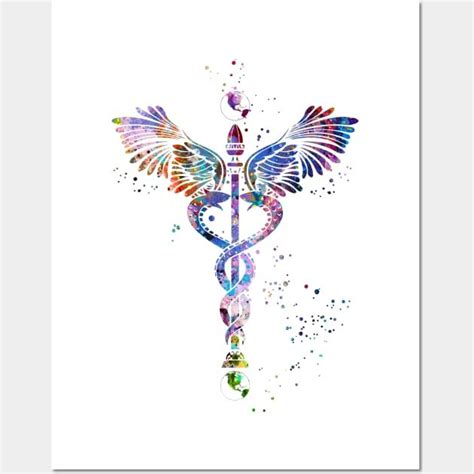 Caduceus Medical Symbol Caduceus Symbol Posters And Art Prints