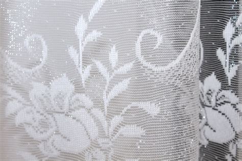 Коротка тюль висотою 1 5м жакард колір білий 1321т купити в Україні Vr Textil