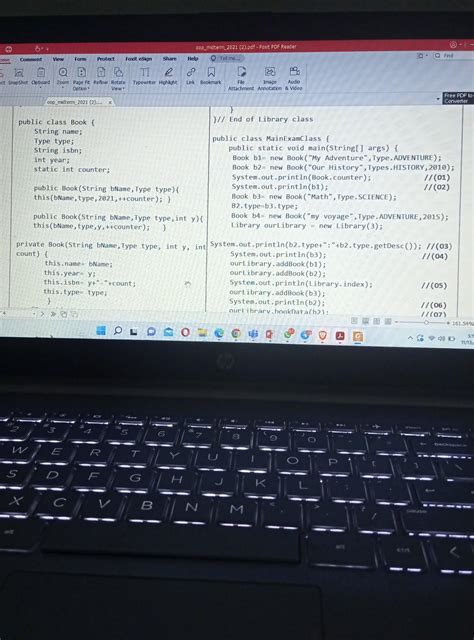 Solved Question1 21p Write Outputs In The Given Table