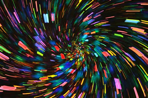 가벼운 놀이 가벼운 버스트 강렬한 관념적인 광점 광학 그래픽 디자인 나타내는 네온 다이나믹한 다채로운 대담한 독특한 동적 조명 만화경 매혹적인