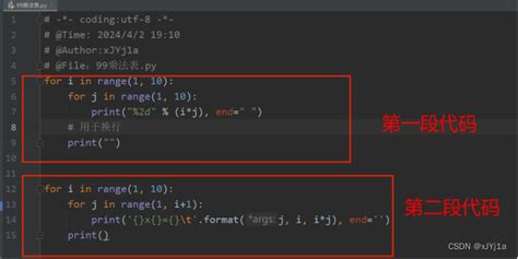 Python代码实现九九乘法表学习字符串的格式化输出函数format的使用方法编程输出九九乘法表 Csdn博客
