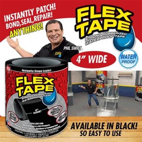 Jual My Flex Tape Isolasi Lakban Hitam Waterproff Tahan Air Multi