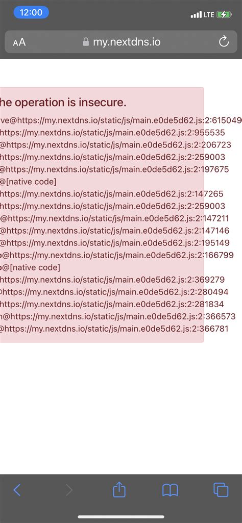 Deleted Website Data Couldnt Log In Then Began To Get This Error Bug Reports Nextdns Help
