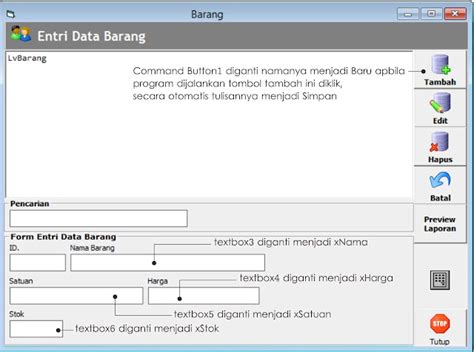 Cara Simpan Data Di Visual Basic Coretan Lama