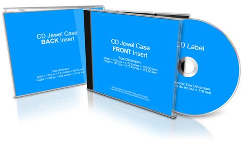 Cd Jewel Case Mockup Cover Actions Premium Mockup Psd Template