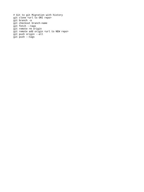 Git Migration Pdf