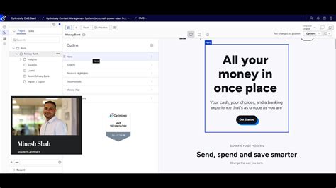 Optimizely Saas Cms With Visual Builder Beta Youtube