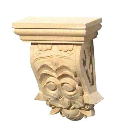 Ionic Carved Column Wooden Decoration For Furniture