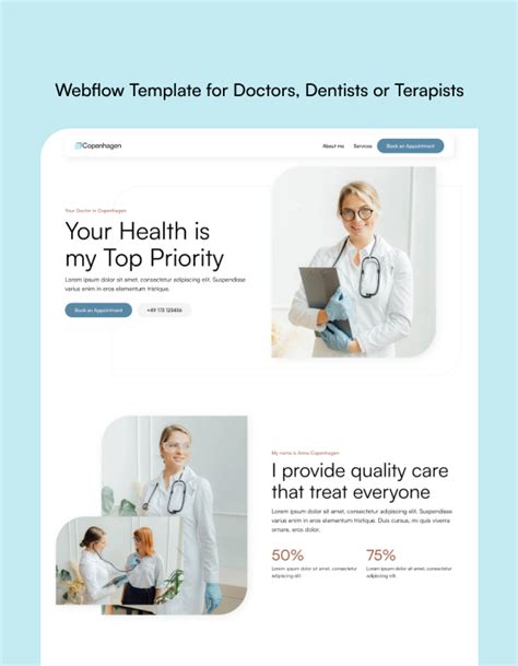 copenhagen doctor html5 responsive website template