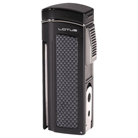 Lotus Dominator Black Torch Lighter Windy City Cigars