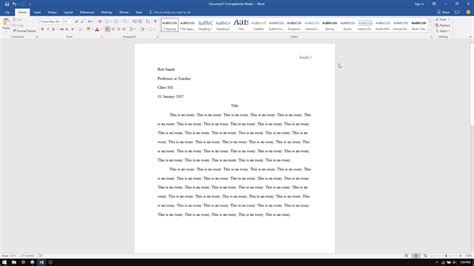 Mla Format Word Rillygene Mla Format Word Rillygene