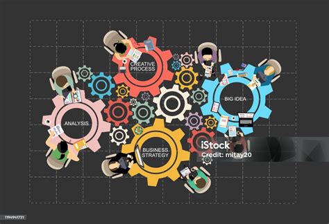 비즈니스 분석 및 계획 컨설팅 팀 워크 프로젝트 관리 재무 보고서 및 전략에 대한 그림 개념 개념 웹 배너 및 인쇄 자료 개념에