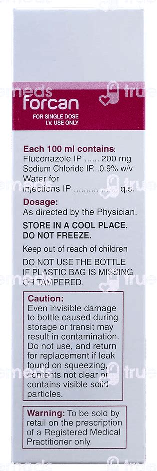 Forcan 200 Mg Infusion 100 Ml Order Forcan 200 Mg Infusion 100 Ml