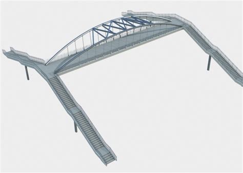 天桥 过街天桥模型 现代场景模型库 3ds Max max 模型下载 cg模型网