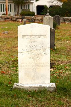 Daniel Watrous Find A Grave Memorial