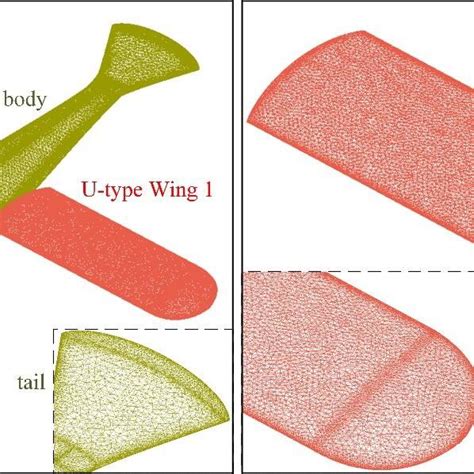 Grid Of The Flapping Wing Aircraft Download Scientific Diagram