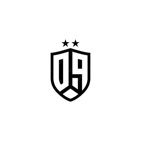 dq 모노그램 로고 디자인 문자 텍스트 이름 기호 흑백 로고 타입 알파벳 문자 간단한 로고 프리미엄 벡터