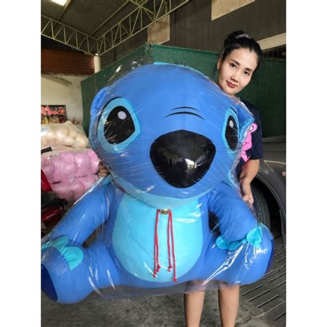 ตุ๊กตาสติทซ์ยักษ์ ตัวใหญ่สวย ขนาด1 3เมตร สินค้าผลิตในประเทศไทย ขนสวย ขนนุ่ม น่ากอด พร้อมส่งจ้า