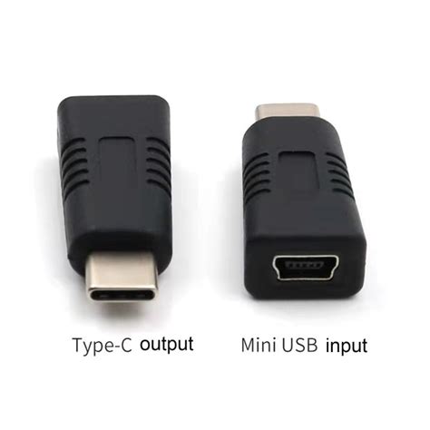 Mini Converter Portable Mini USB To Type C Adapter For Smartphone Tablet Mini USB Female To Type