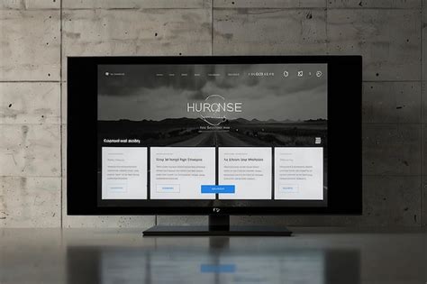 Realistic Screen Mock Up Premium Ai Generated Image