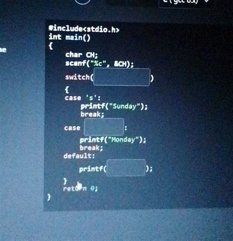 Nincludesstdioh Int Main Char Chs Scanf C Sch Studyx